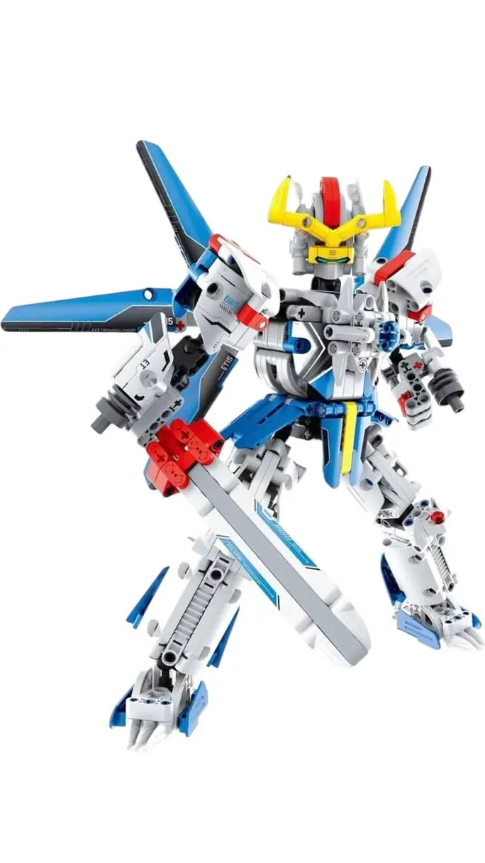 Master Mekanik Master Lego Blokları Robot Asker 641 Parça Lego