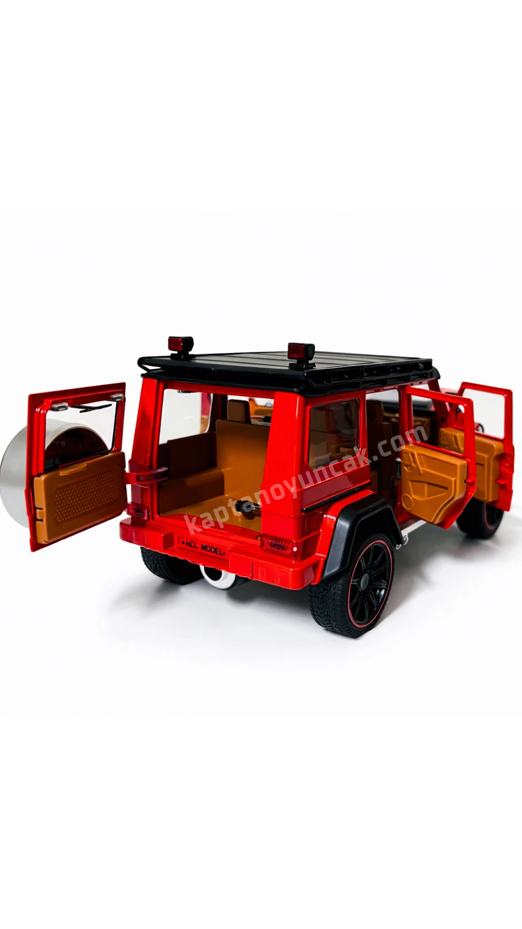 Çek Bırak Sesli ve Işıklı Duman Çıkartan Mercedes G63 Metal Jeep