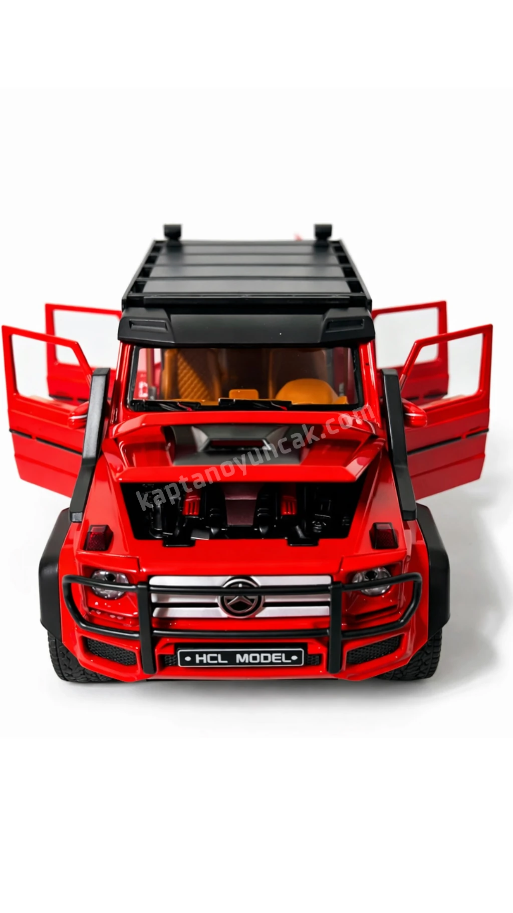 Çek Bırak Sesli ve Işıklı Duman Çıkartan Mercedes G63 Metal Jeep