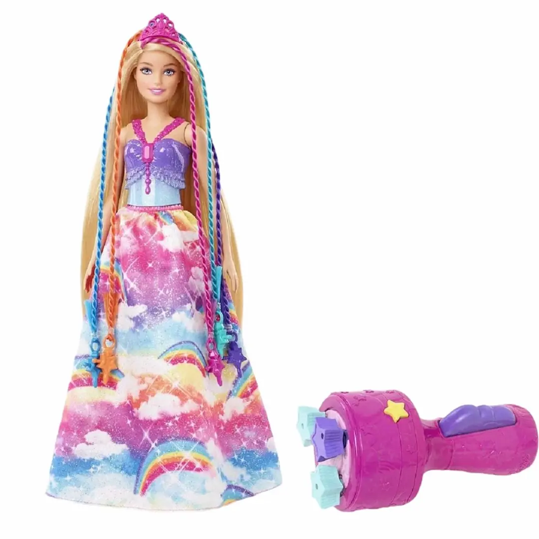 Barbie Dreamtopia Örgü Saçlı Prenses ve Aksesuarları - Kaptan Oyuncak
