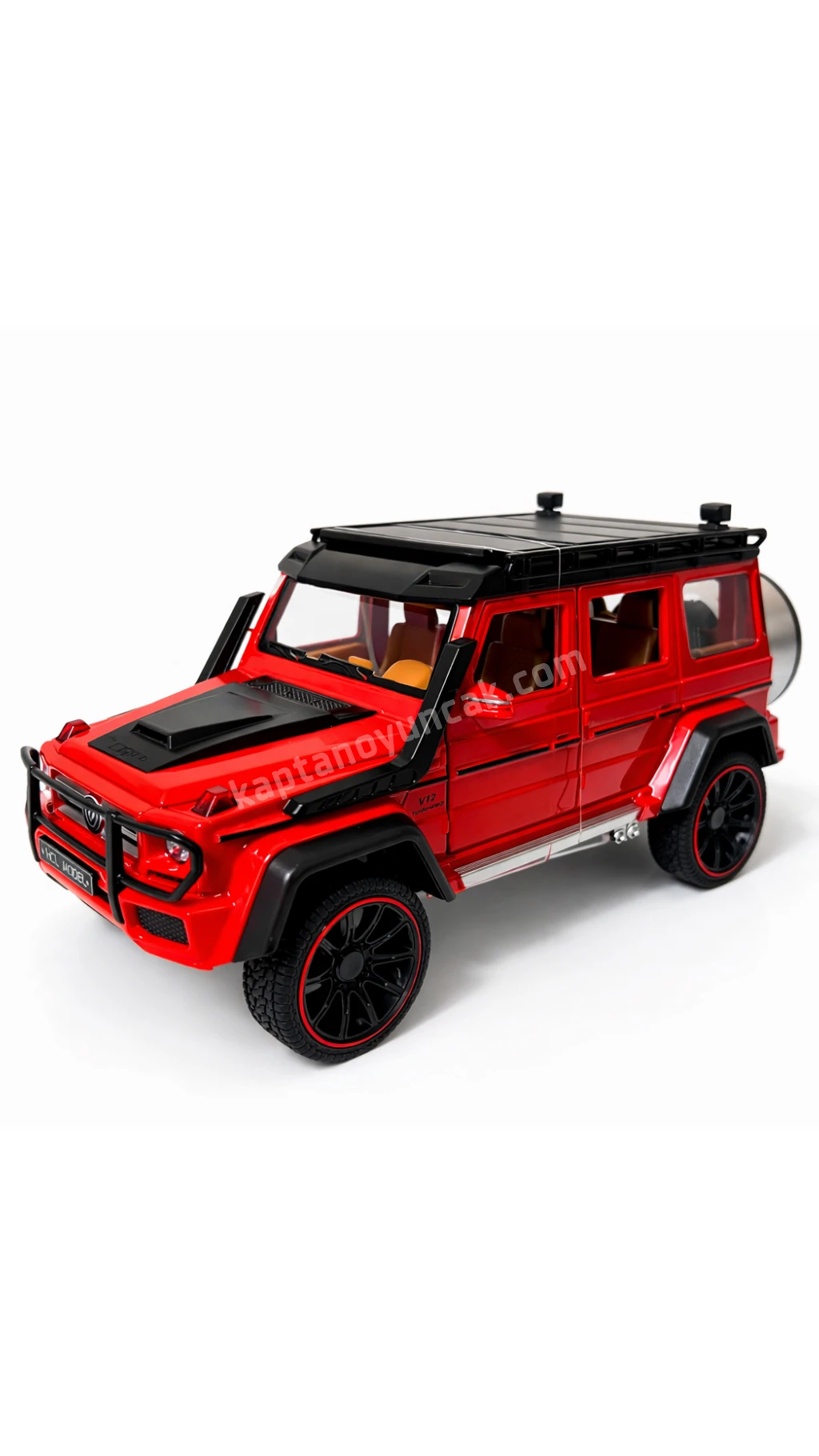 Çek Bırak Sesli ve Işıklı Duman Çıkartan Mercedes G63 Metal Jeep