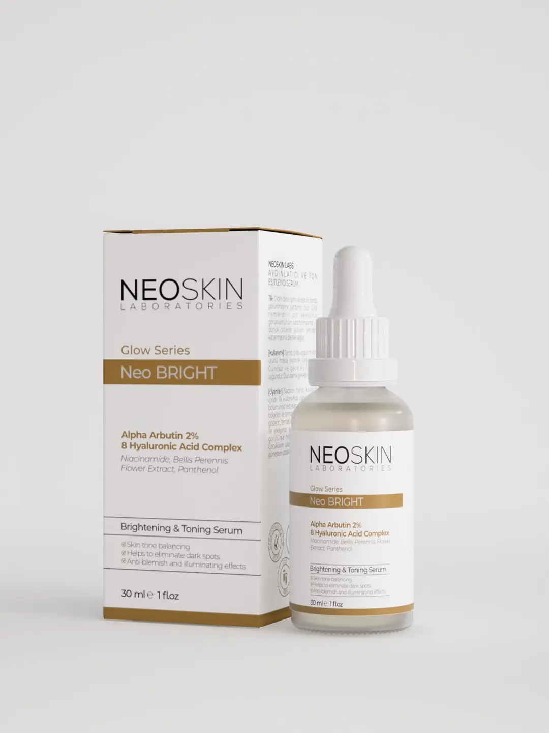 Neo Bright Cilt Tonu Eşitleyici Serum - Neoskin Labs