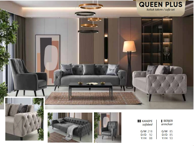 QUEEN PLUS koltuk takımı