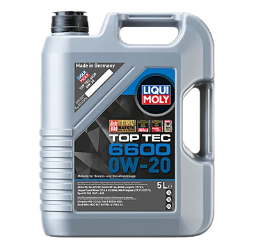 LI21411 - 0W-20 Motor Yağı Top Tec 6600 5L - Liqui Moly