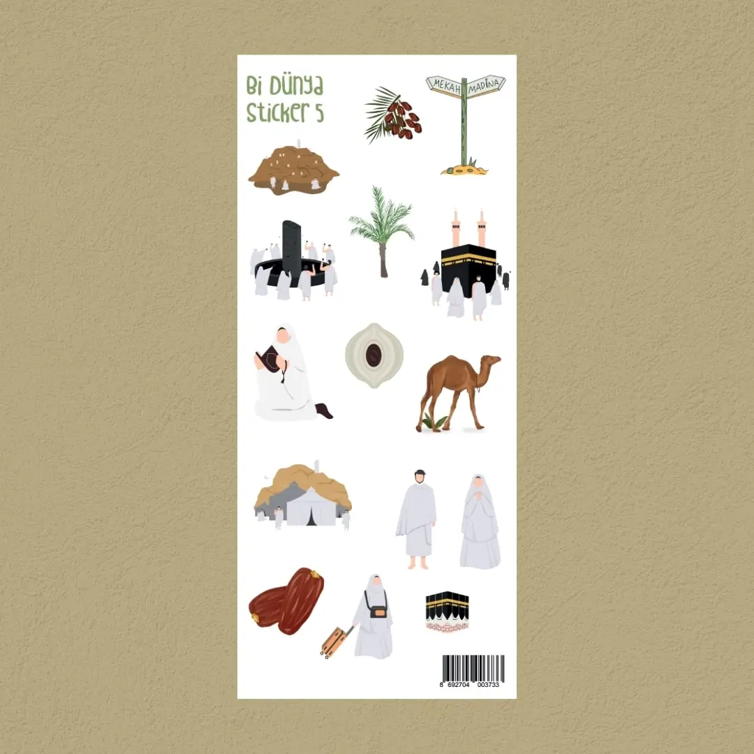 M5 - Hac Umre Mevsimi - İslami Sticker Paketi