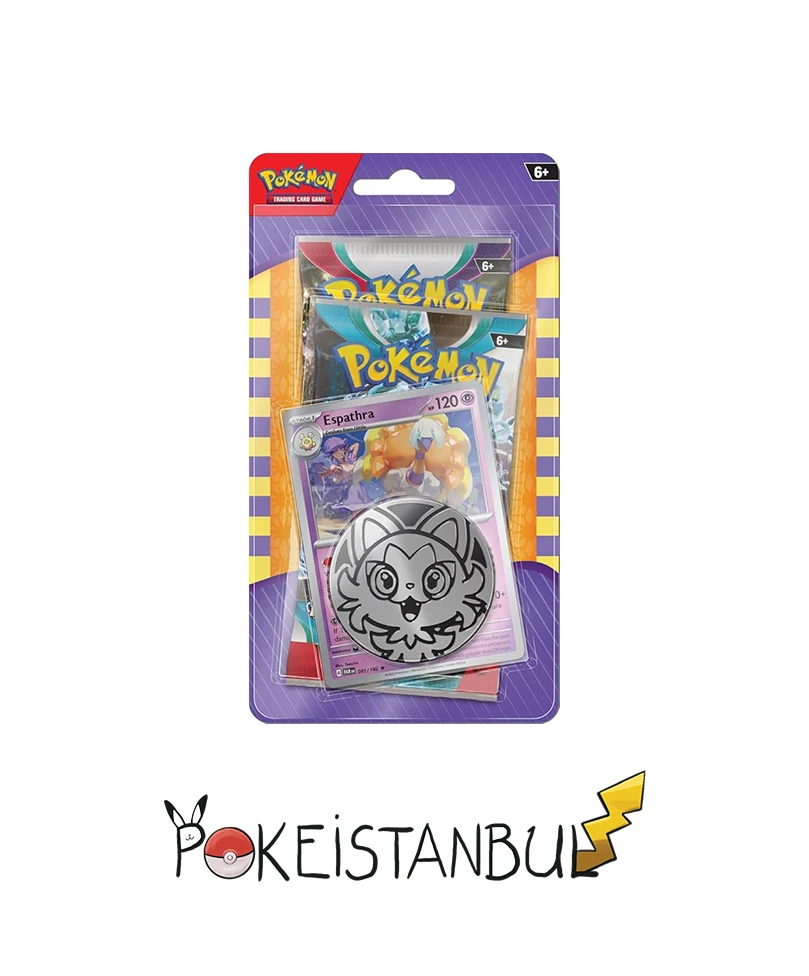 Pokémon TCG: Coin 2-Pack Blister (Espathra) - 2 Booster Pack & Promo