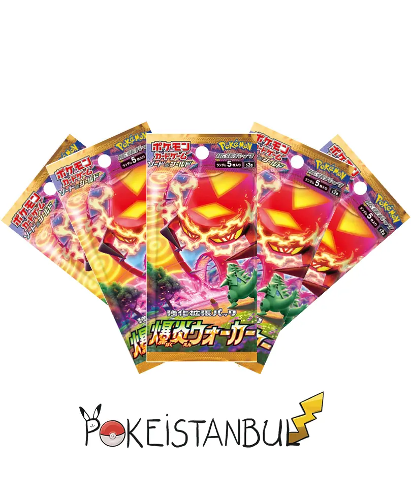 Pokémon TCG: s2a Explosive Walker Japonca Booster 5 Paket