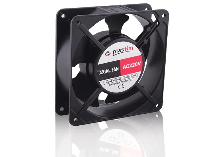 Plastim Aksiyel Fan 120x120x38mm 230VAC Rulmanlı