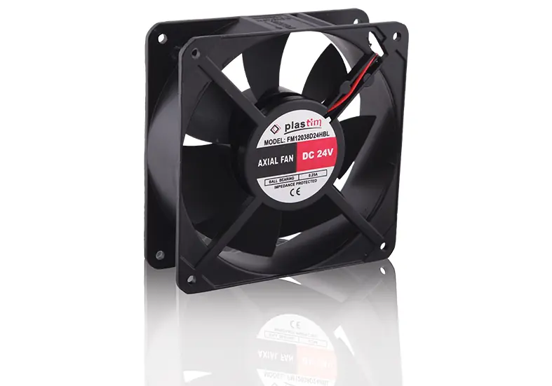 Plastim Aksiyel Fan 120x120x38mm 24VDC Rulmanlı