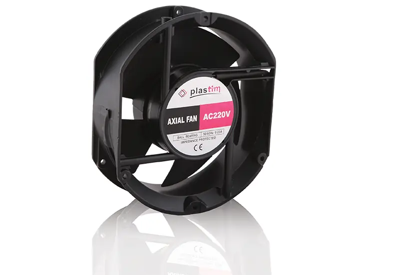Plastim Aksiyel Fan 172x150x51mm 230VAC Rulmanlı Kesik