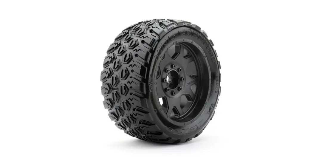 Jetko EX Tyre King Cobra Belted XMT Black Wheel TRX Xmaxx (2)