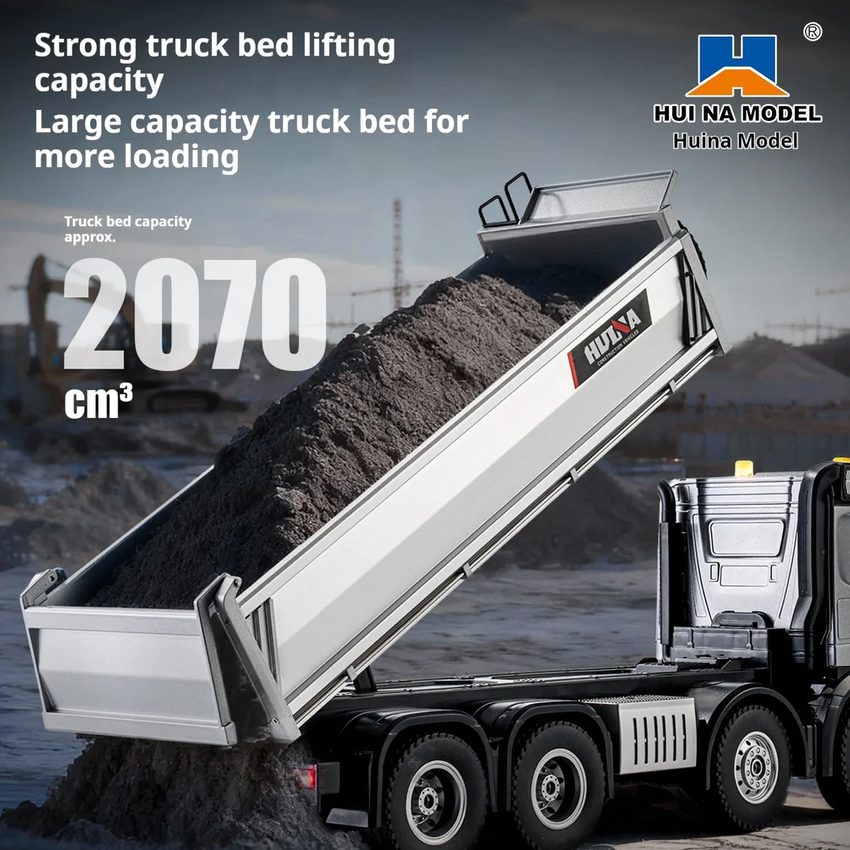 Huina 1536 PRO 1/14 RC Dump Truck