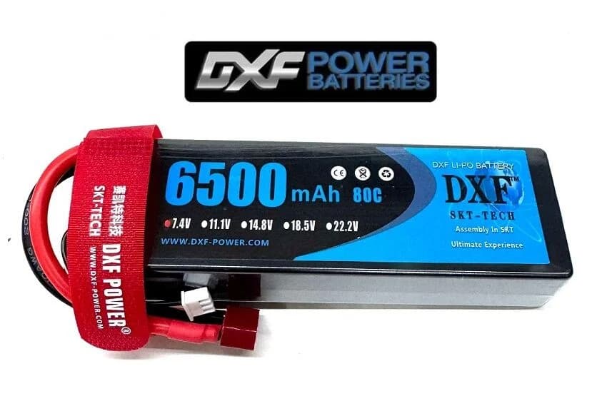 DXF Power 6500Mah 7.4V 80C 2S HardCase Lipo Batarya