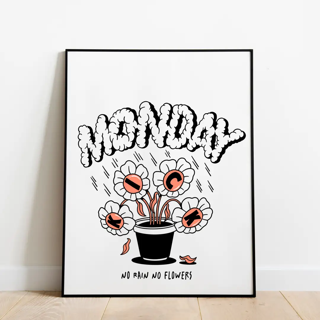 FLOWERS POSTER - 40x50 PREMIUM PAPER