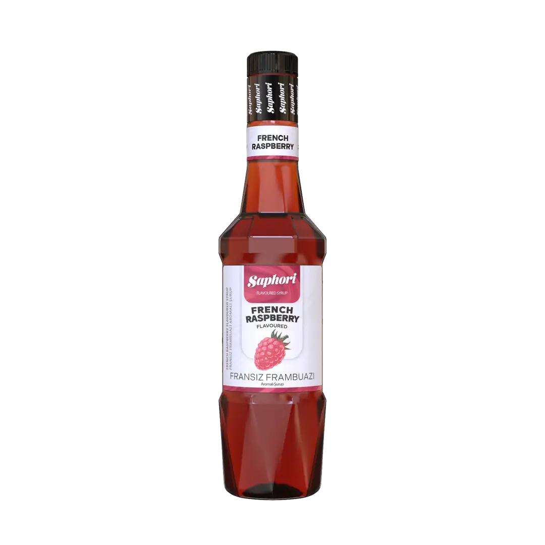 Saphori French Raspberry Flavored Cocktail Syrup
