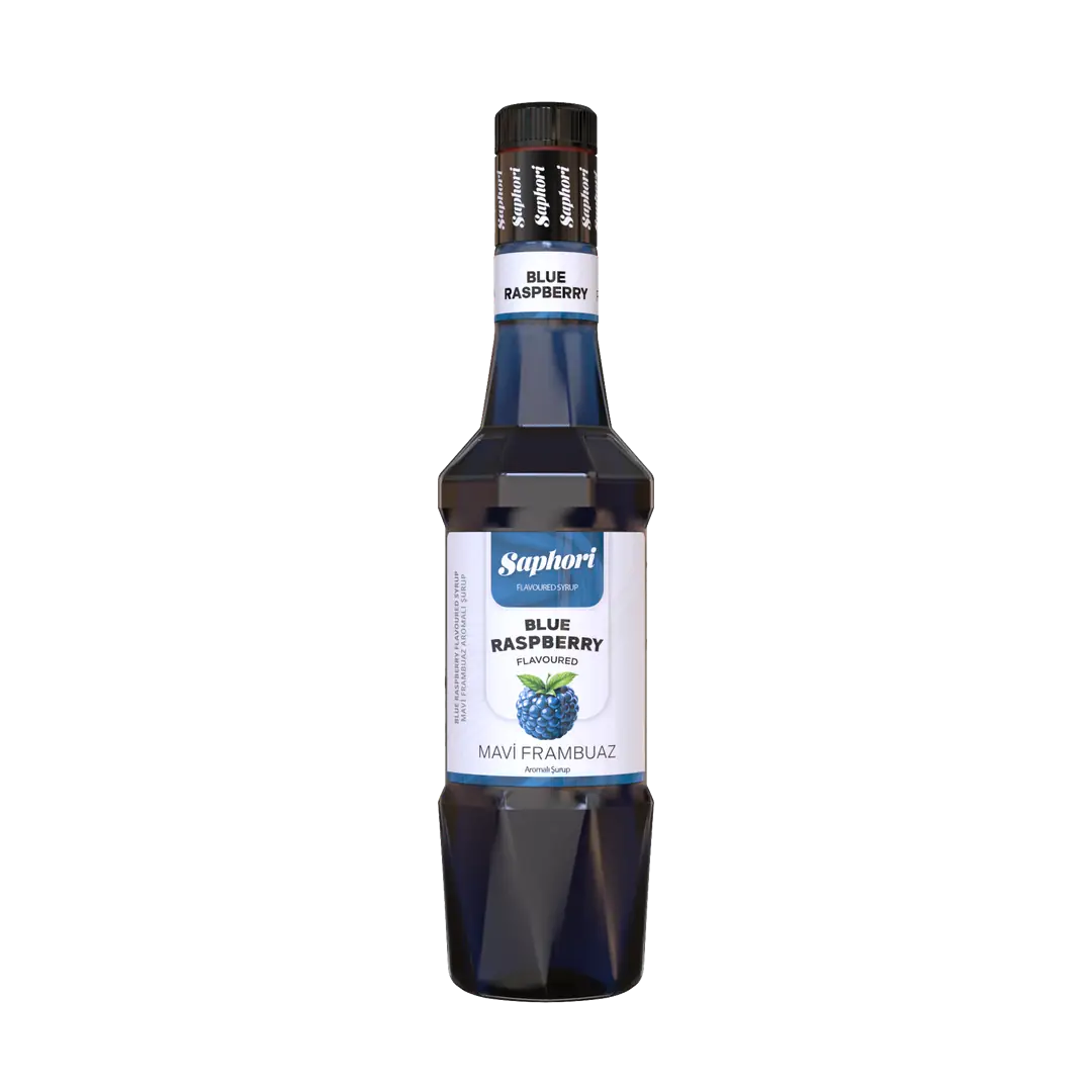 Saphori Blue Raspberry Flavored Cocktail Syrup 700 ML