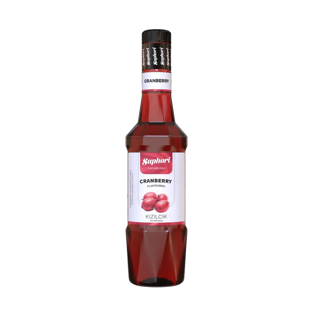 Saphori Cranberry Flavored Cocktail Syrup