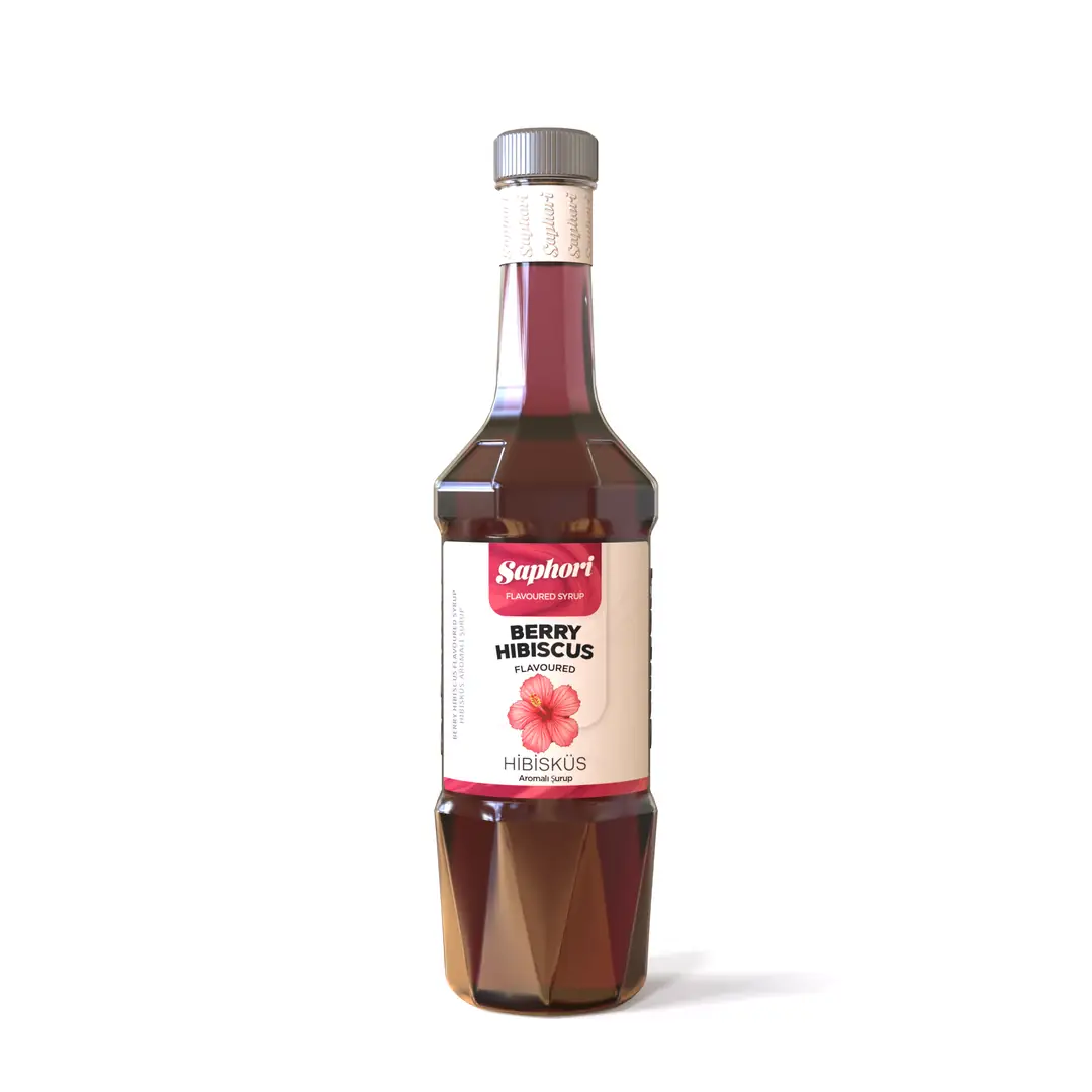 Saphori Berry Hibiscus Flavored Cocktail Syrup