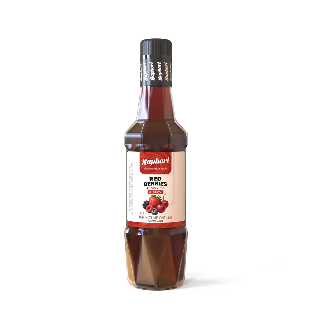 Saphori Spicy Red Fruit Flavored Cocktail Syrup 700 ML