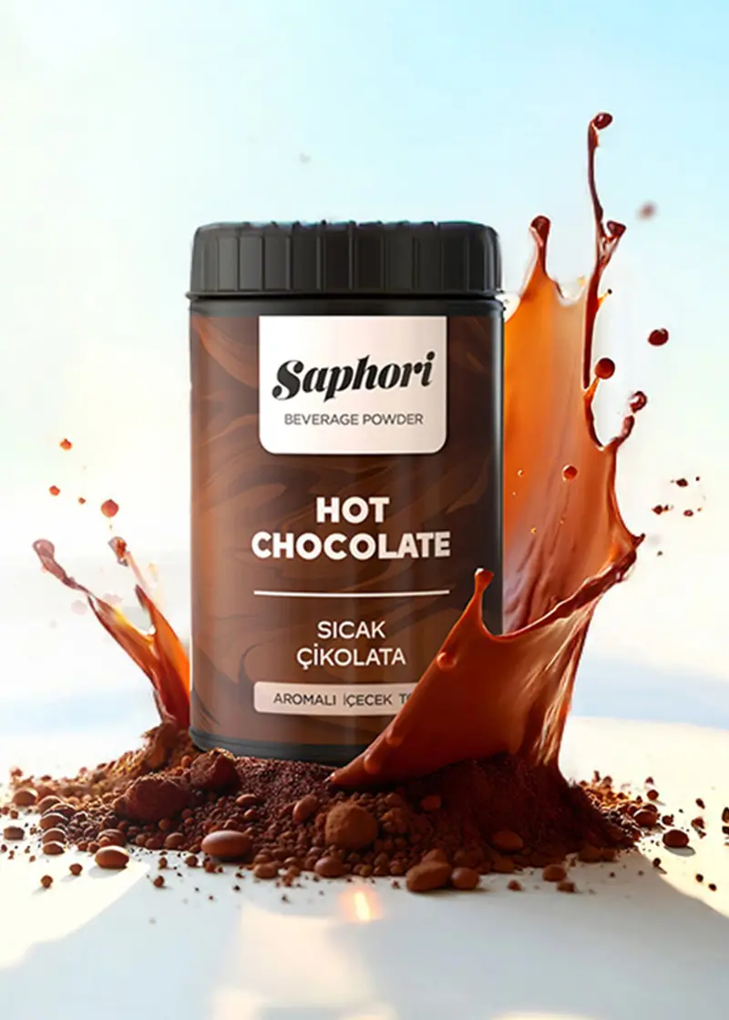 Saphori Sıcak Çikolata Aromalı İçecek Tozu 1 Kg