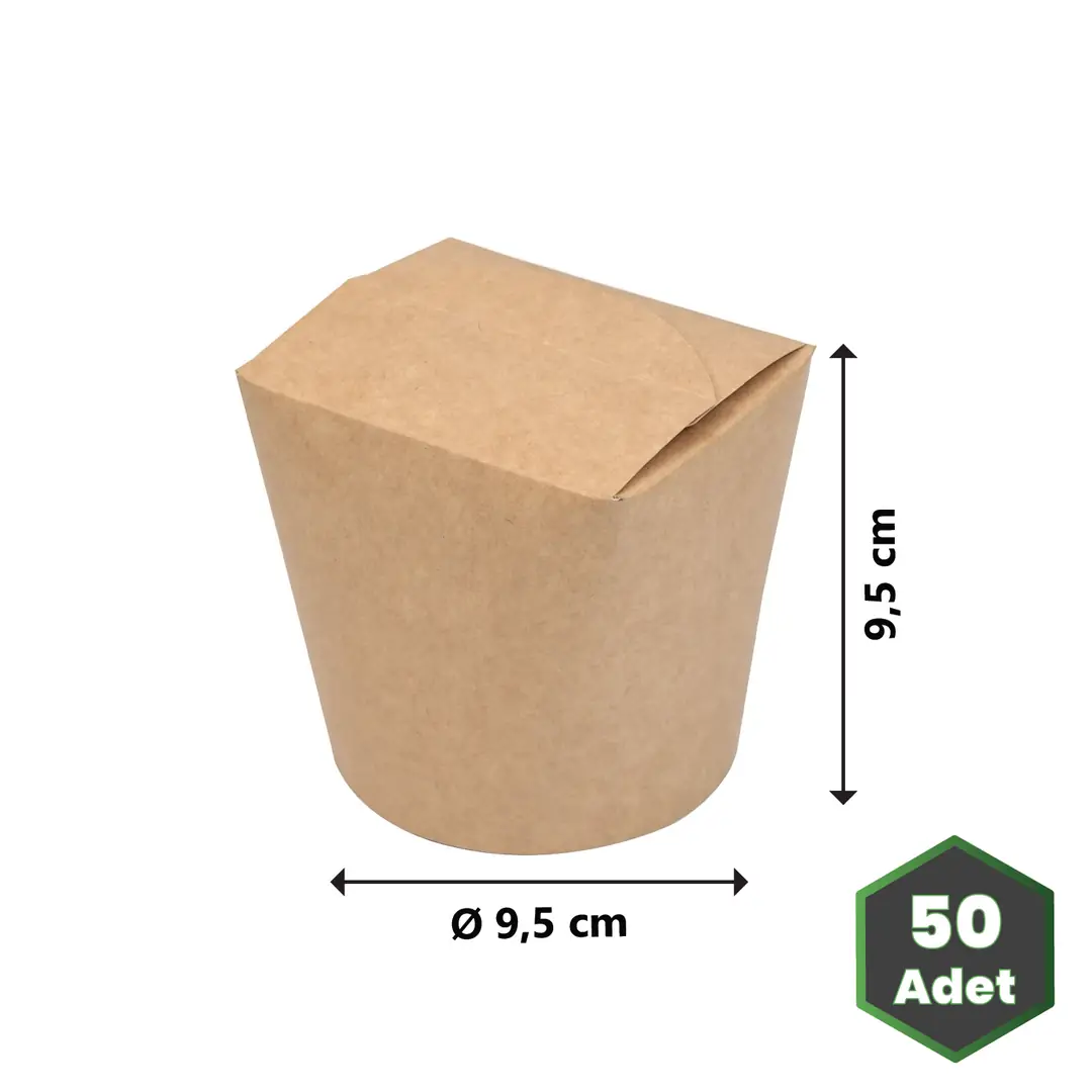 26 oz Kraft Karton Noodle Kutusu | Fast-Food Döner Box 769 ml