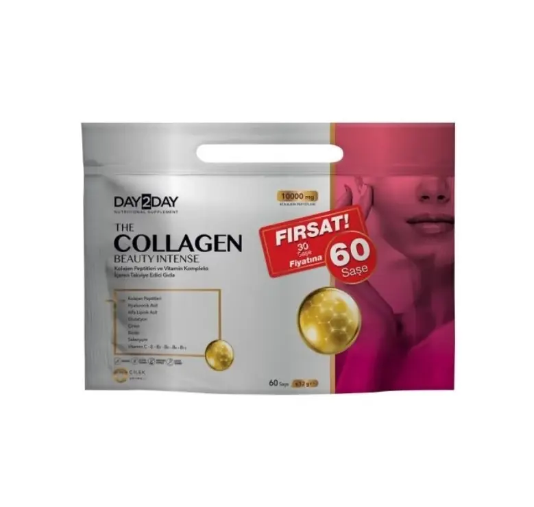 Day2Day The Collagen Beauty Intense 60 Sachet x 12 g | Strawberry flavoured