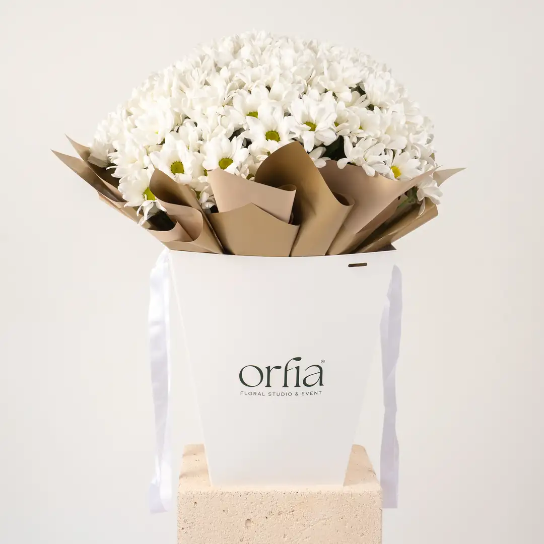 Daisy Buket | Beyaz Papatyalarla Saf Neşe | Orfia