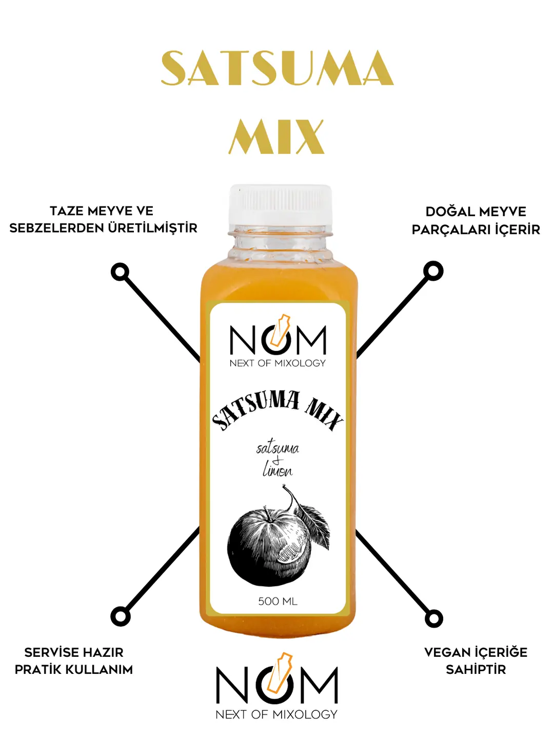 Satsuma Cocktail Mix | Akdeniz Esintileri | Taze Narenciye Tatları