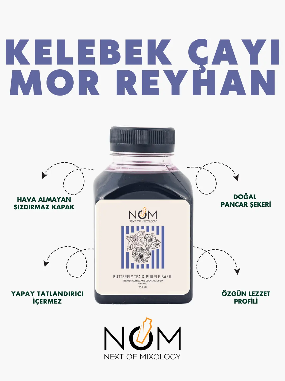 Kelebek Çayı - Mor Reyhan Şurubu | Aromatik ve Çiçeksi Lezzetler ...