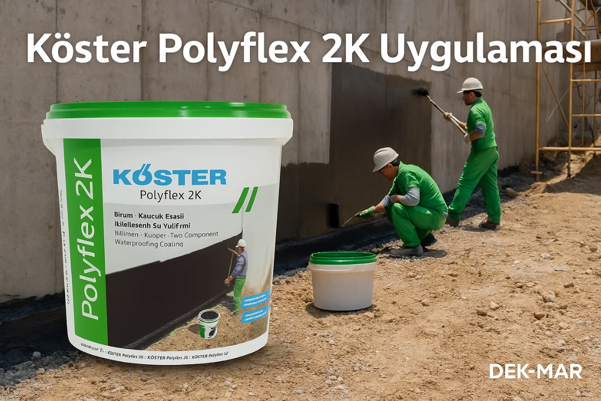 Köster Polyflex 2K Uygulaması | Teknik Detaylar ve Avantajlar