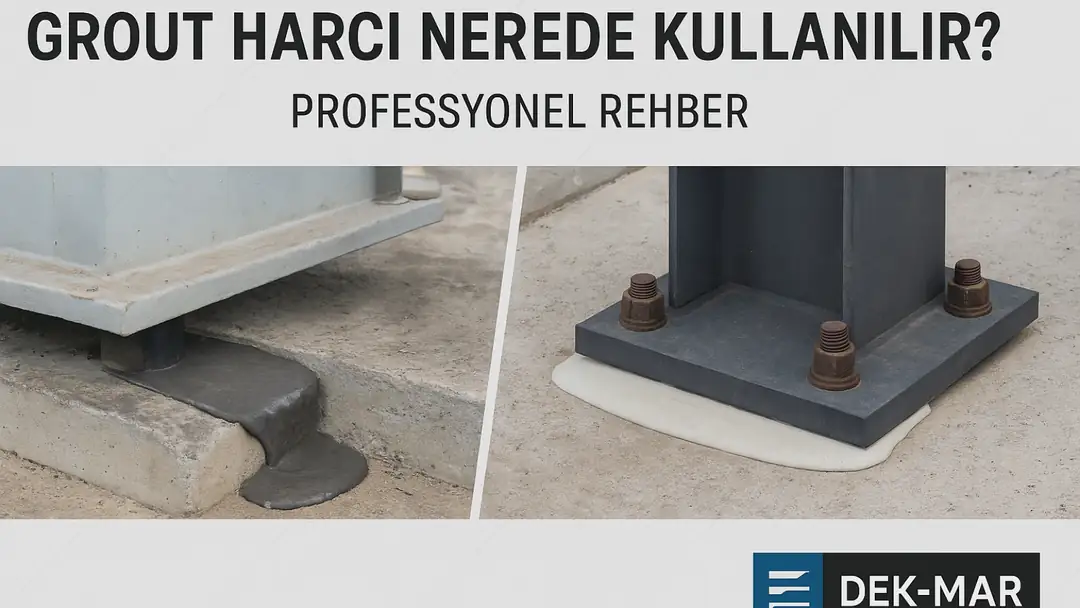 Grout Harcı Nerede Kullanılır? | Uzman Rehber 2025