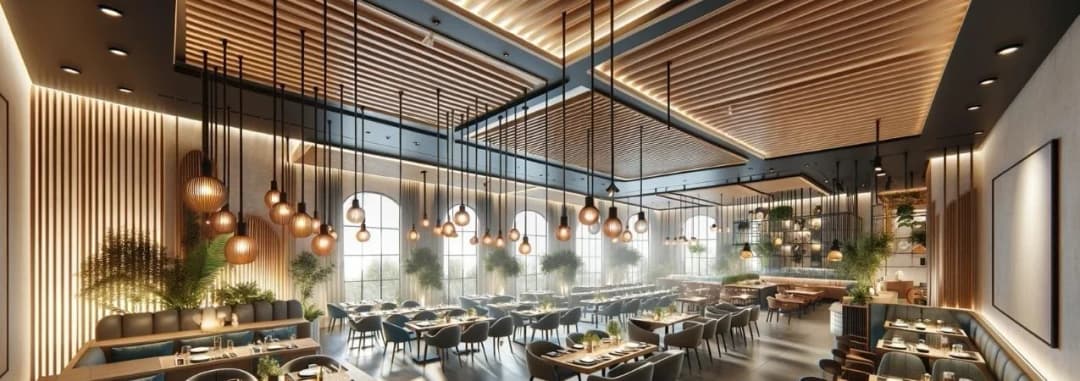 Restoran Tavan Modelleri | Modern & Şık Tasarımlar