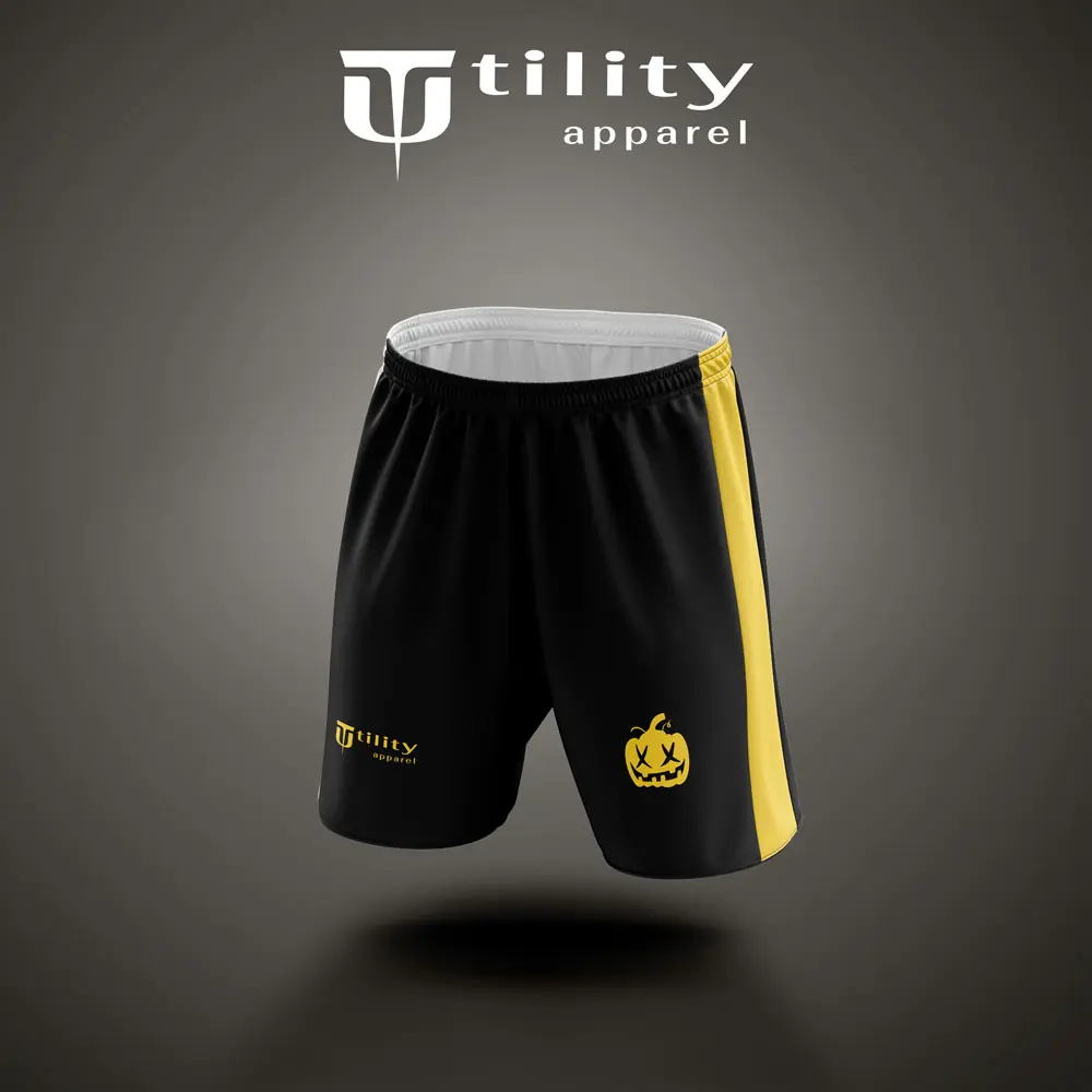 Flag Runner Short - Black Spooky