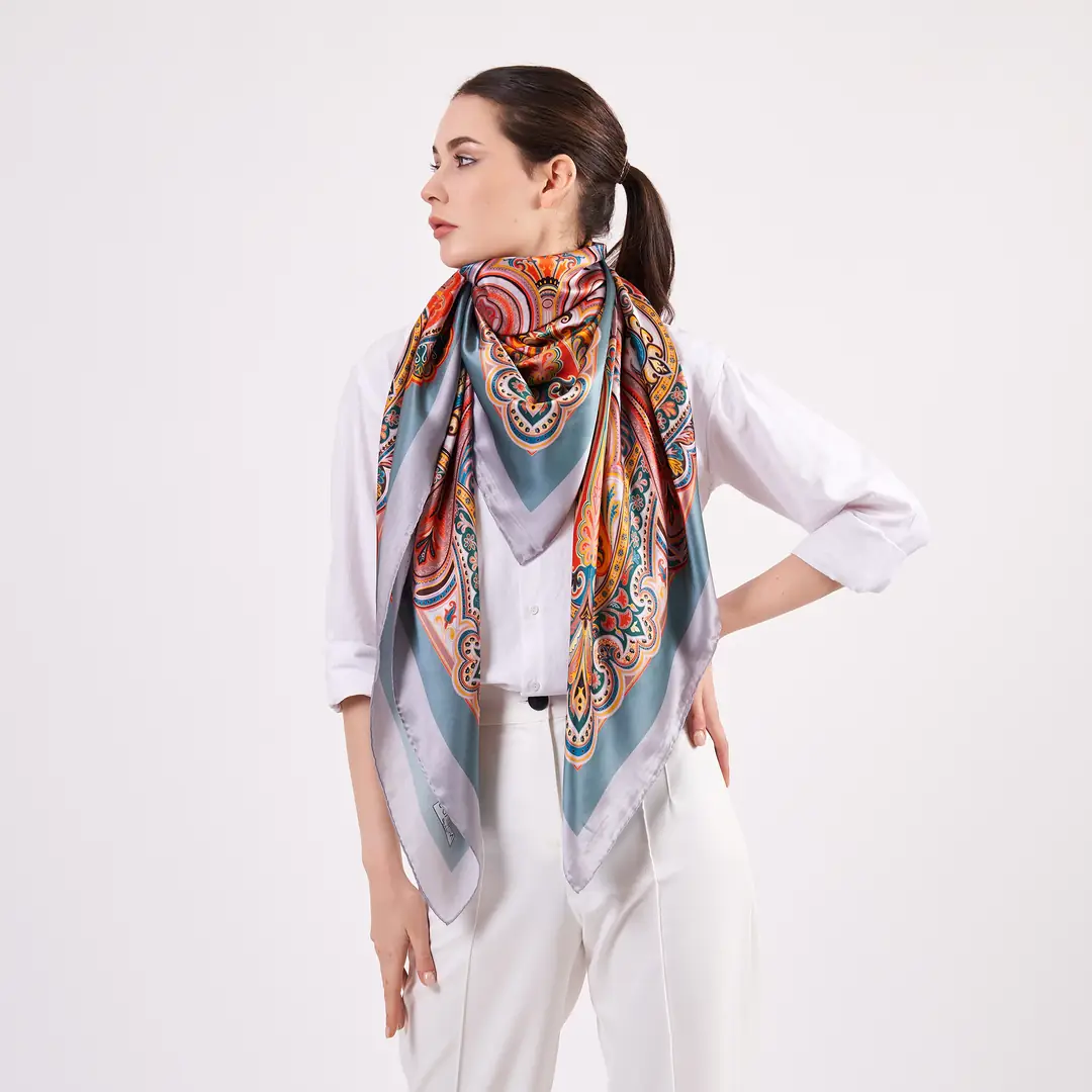 The Fine Texture of Elegance: Silk Scarves and Shawls | Nomads Felt