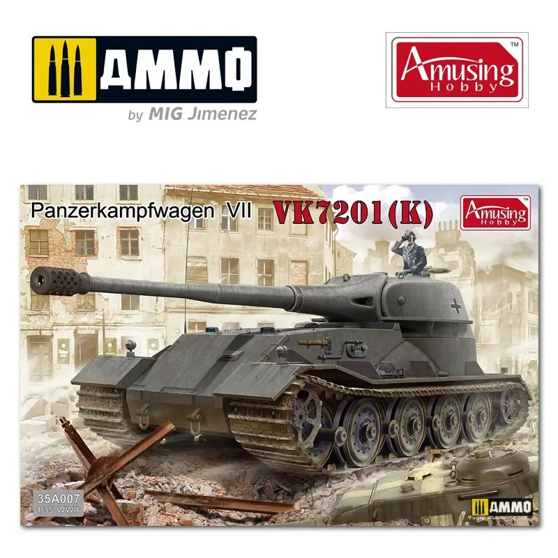 AMUSING HOBBY 35A007 1/35 Panzerkampfwagen VK72.01(K) TANK MAKETİ