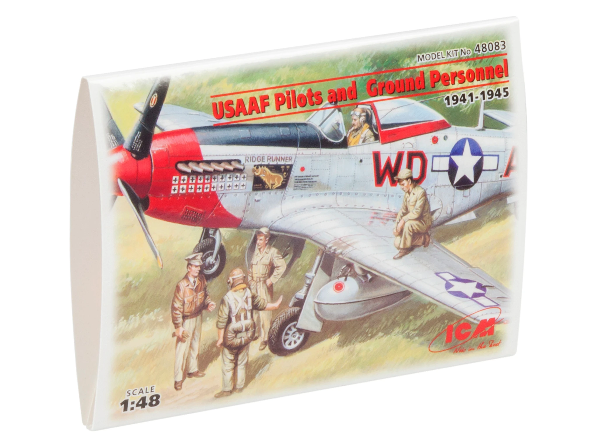 ICM 48083 1/48 USAAF Pilots and Ground Personnel (1941-1945) (5 figures ...