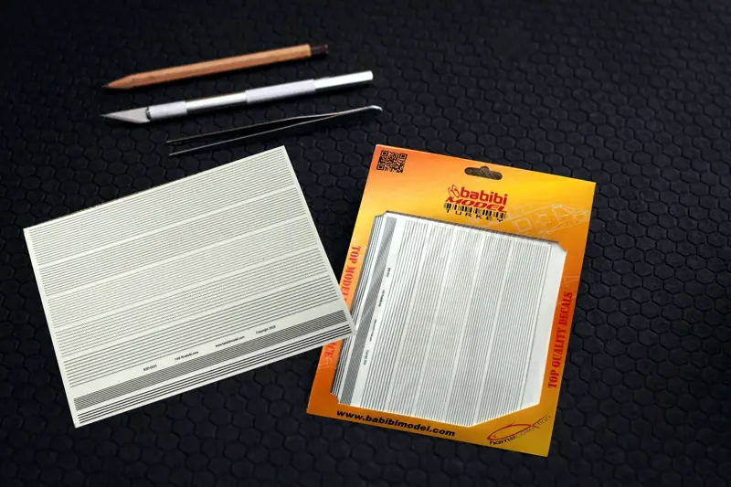 BABİBİ MODEL B3D-0031 1/48 RIVETS & LINES 3 BOYUTLU PERÇİN VE HAT DEKAL ...