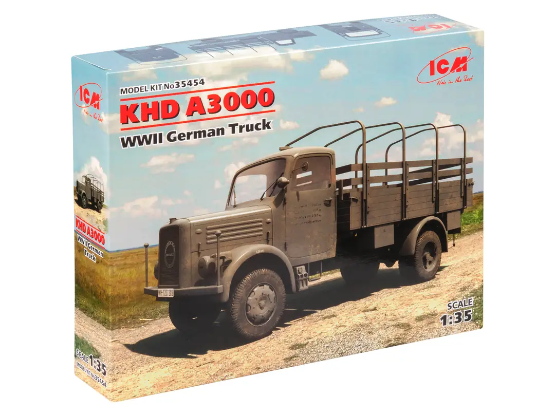 ICM 35454 1/35 KHD A3000 ALMAN ASKERİ KAMYON MAKETİ