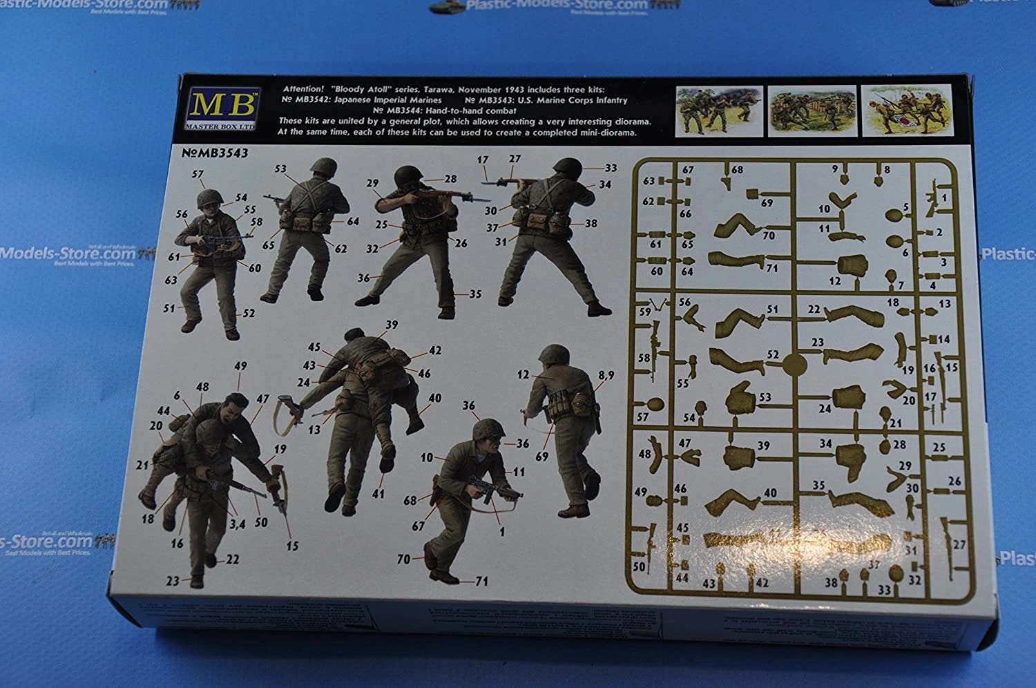 MASTERBOX 3543 "Bloody Atoll series. Kit No 2", US Marine Corps ...