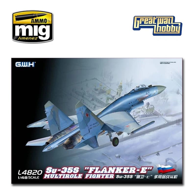 GREAT WALL HOBBY 4820 1/48 Su-35S "Flanker E" Multirole Fighter SAVAŞ ...