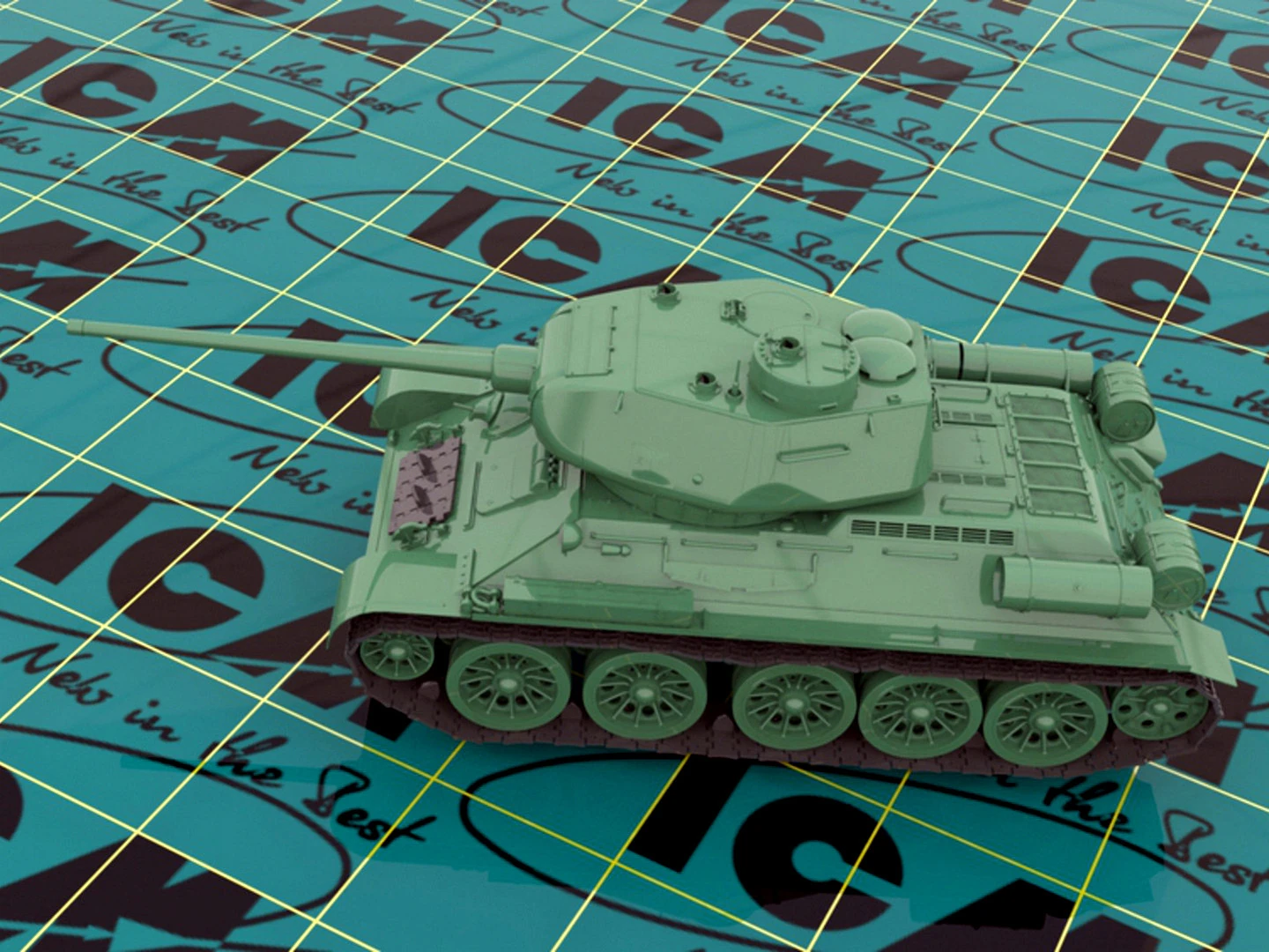 ICM 35367 1/35 T-34/85 SOVYET TANK MAKETİ