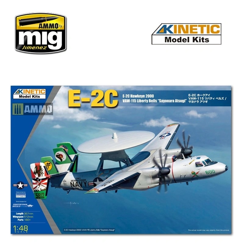 KINETIC MODEL 48066 1/48 E-2C 2017 SAVAŞ UÇAĞI MAKETİ