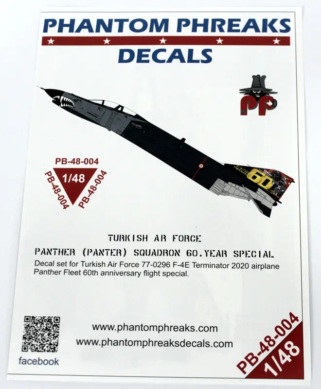 BABİBİ MODEL PB - 48004 1/48 F-4E 2020 TERMINATOR 60.YIL ÖZEL BOYAMA ...