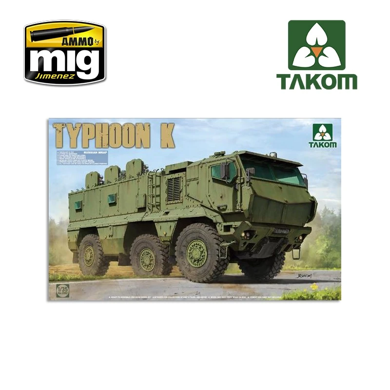 TAKOM 2082 1/35 RUSSIAN MRAP TYPHOON-K ASKERİ ARAÇ MAKETİ
