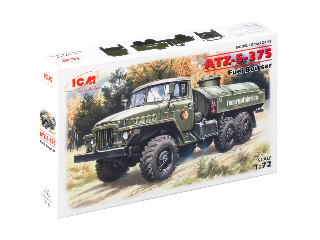 ICM 72713 1/72 ATZ-5-375 ASKERİ YAKIT KAMYONU MAKETİ