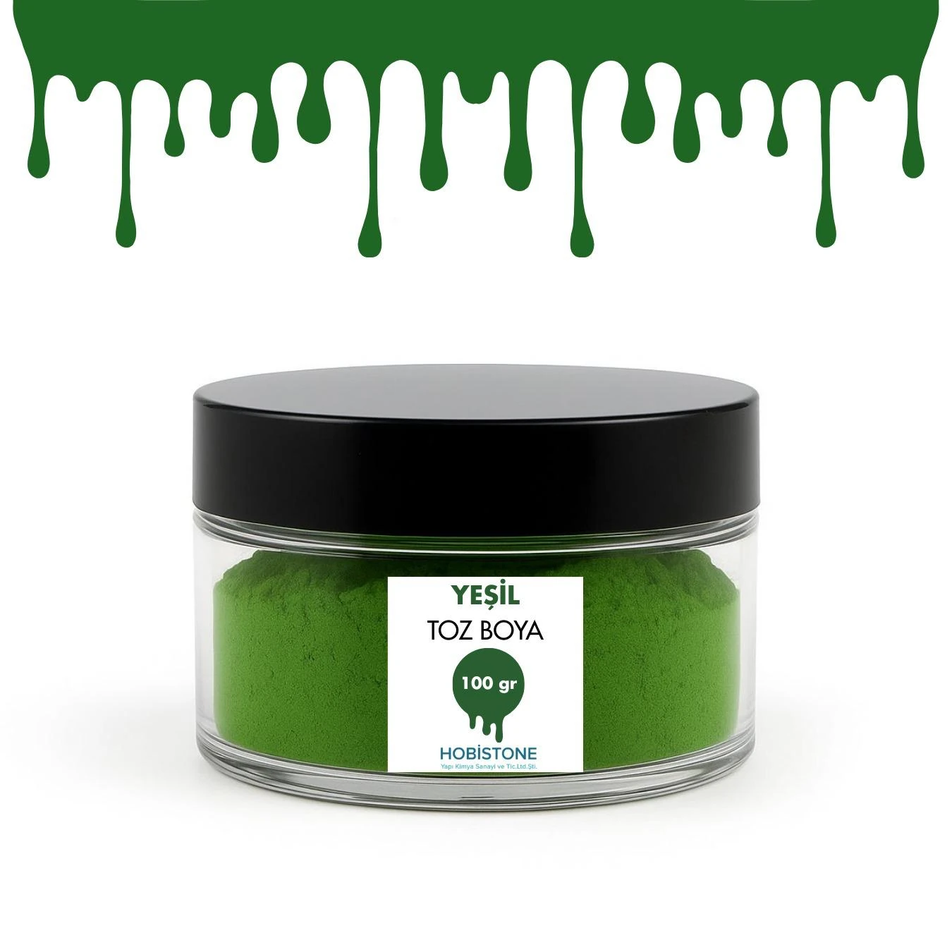 YEŞİL TOZ BOYA - TAŞ TOZU BOYASI 100 GR