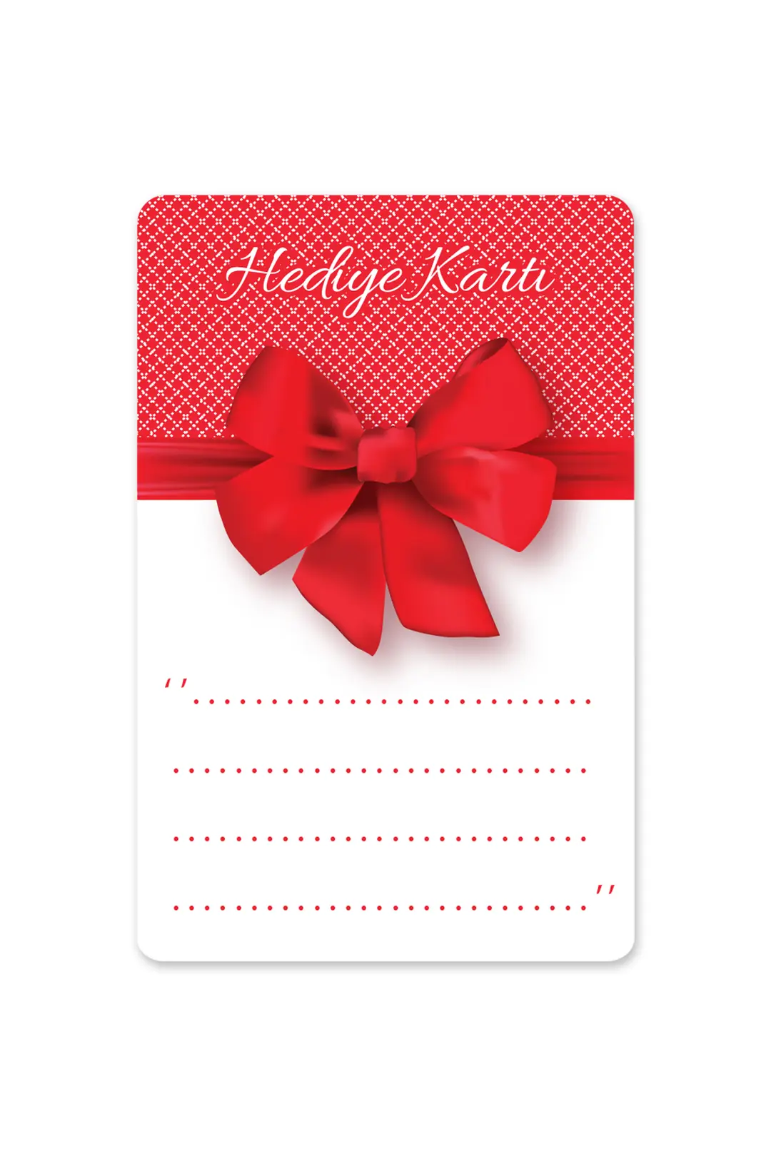 Hediye Notu İçin Not Kartı | Balkan Marketi