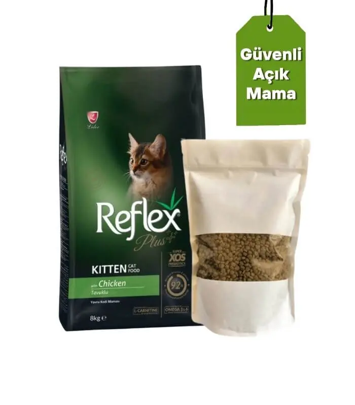 Reflex Plus Kitten Tavuklu Yavru Kedi Maması 1kg (Açık Mama)