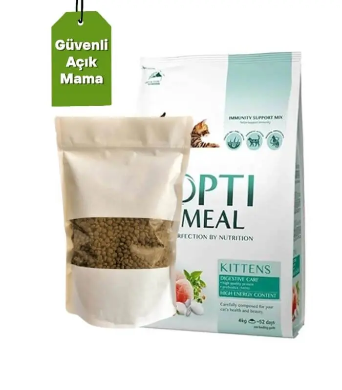 Optimeal Tavuklu Yavru Kedi Maması 1kg (Açık Mama)