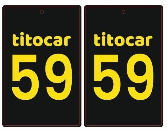 TitoCar 59 Plaka Bubble Gum Asma Koku
